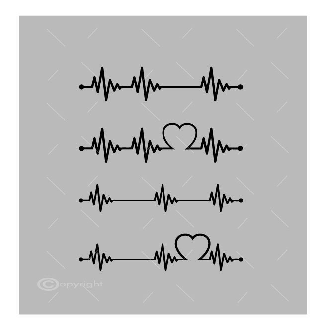 Heart Rate Line Tattoo