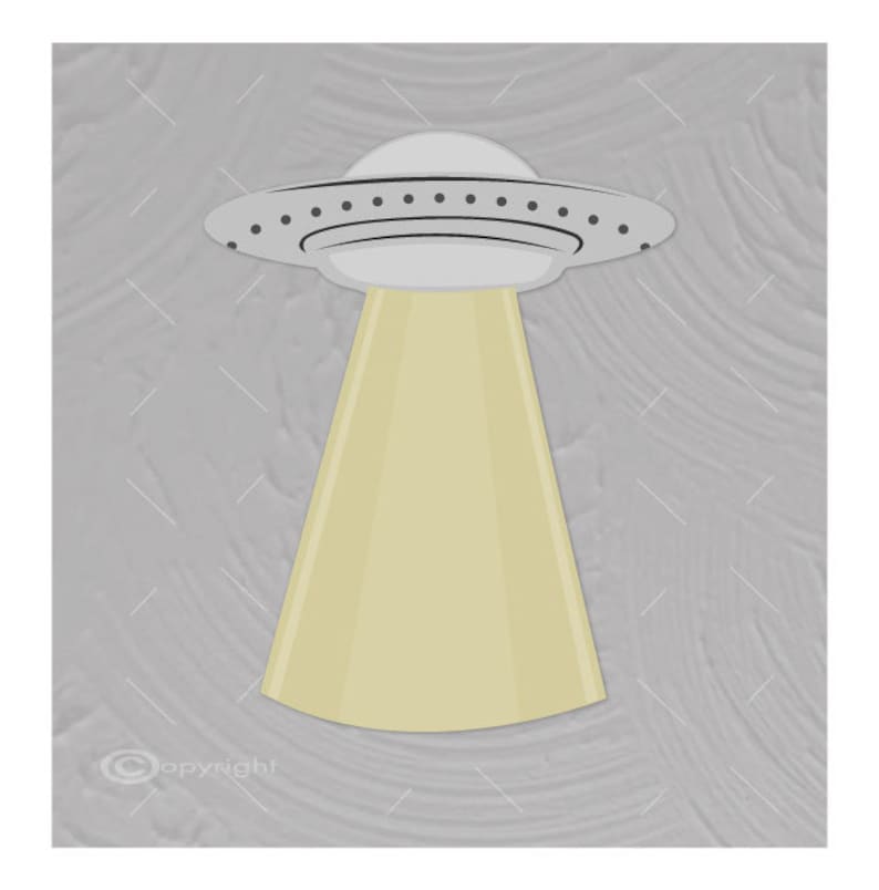 Alien UFO Digital File Ai Eps PNG DXF Svg A1 - Etsy