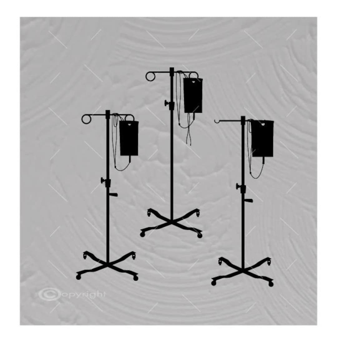 IV Line SVG: Medical Catheter Cut Files (digital Download) - Etsy