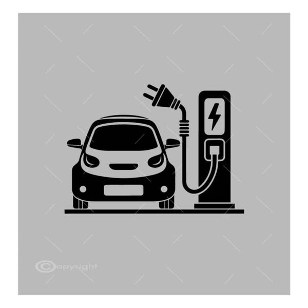 Electric Car Svg - Etsy
