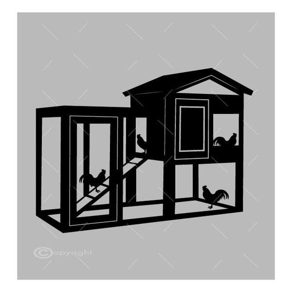 Chicken Coop Design - Etsy
