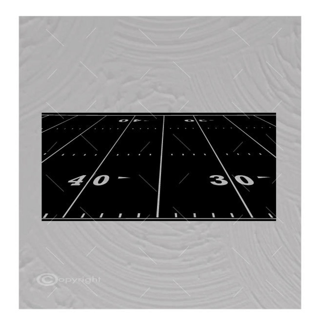 American Football Field Vector Image SVG File Digital Cutting File Ai ...