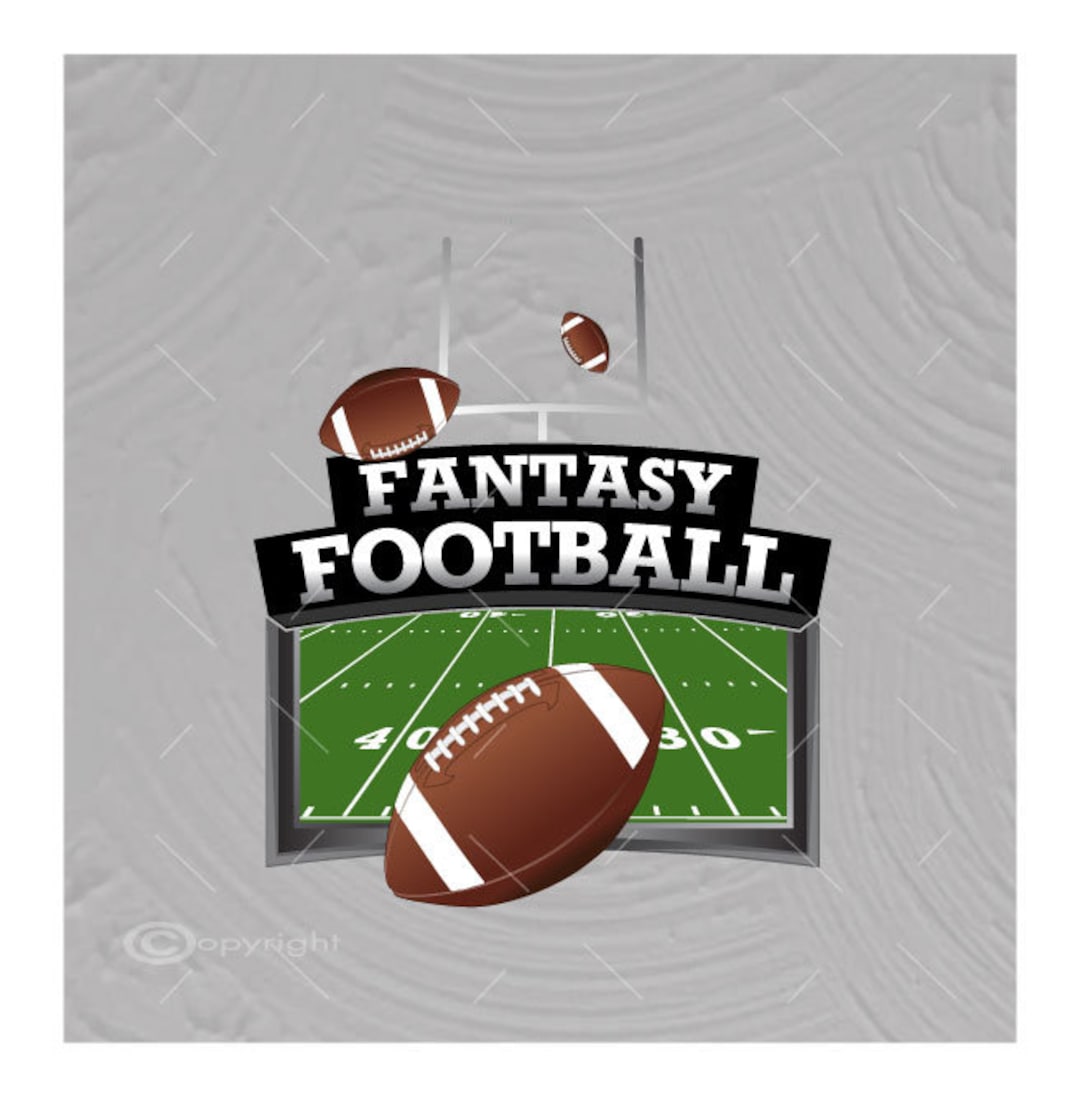 American Fantasy Football SVG: Game Day Gridiron Clipart Design ...