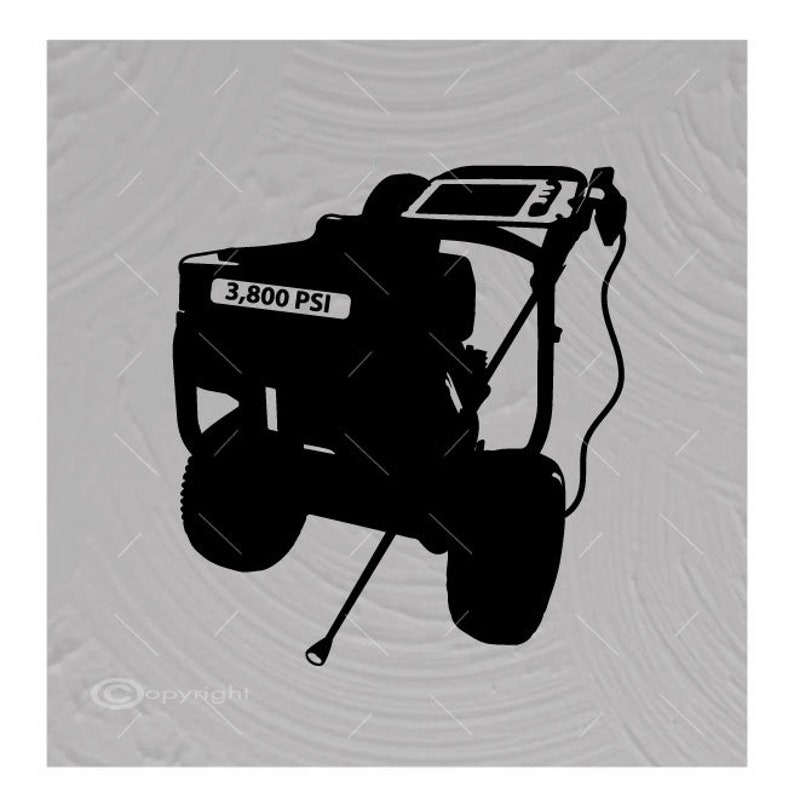 Gas Pressure Washer Vector Clipart Vinyl Decal T-shirt Digital - Etsy