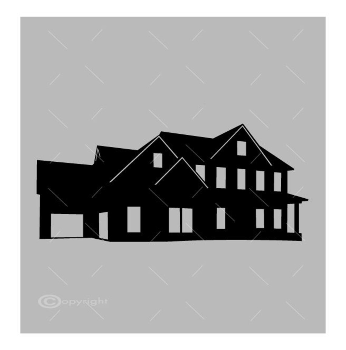 House Vector Images SVG Files Digital Cutting Files Ai Eps - Etsy