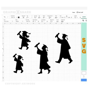 Graduation SVG Bundle | 4 Graduate Svgs – 2 Kids & 2 Young Adults ...