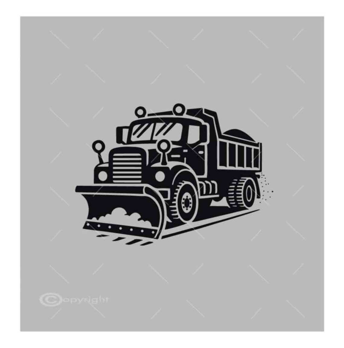 Snow Plow SVG: Winter Salt Truck Cut File Vector Image (digital ...