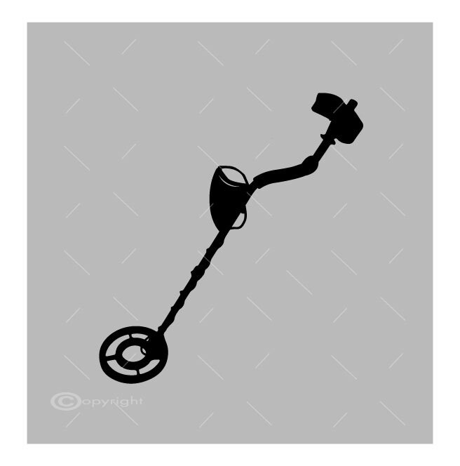 Metal Detector Vector Image SVG File Digital Cutting File Ai - Etsy UK