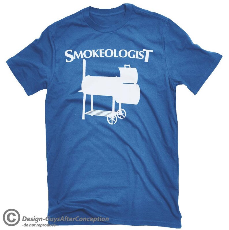 Smokeologist BBQ Smoker T-shirt Cool T-shirt Men's | Etsy