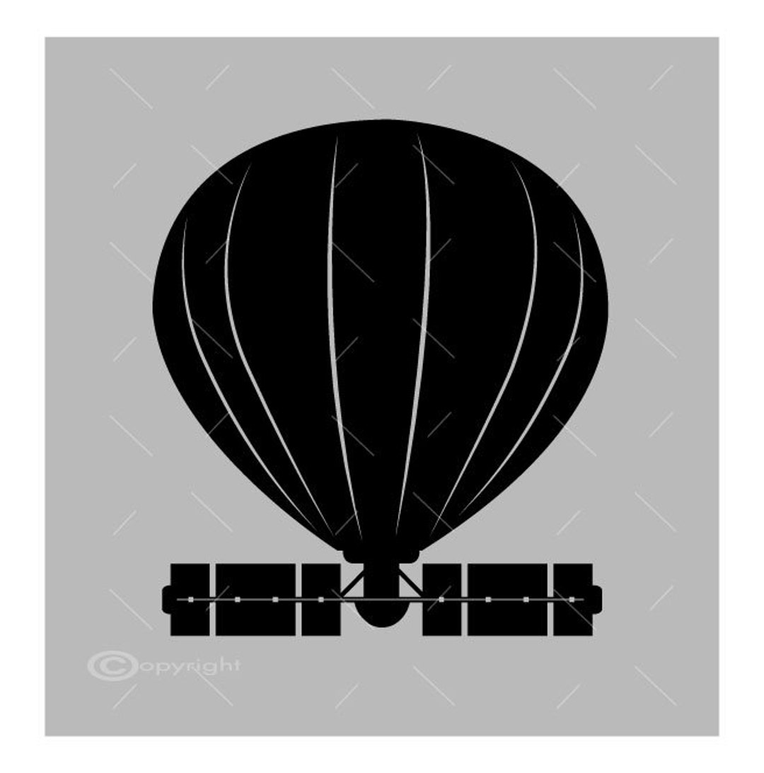 Spy Balloon SVG PNG Dxf Digital File Clipart A2 - Etsy