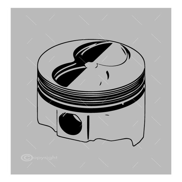 Car Piston Dxf Files - Etsy