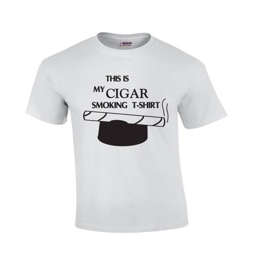 Cigar Smoking T-shirt Cigar T-shirt Cool T-shirt | Etsy