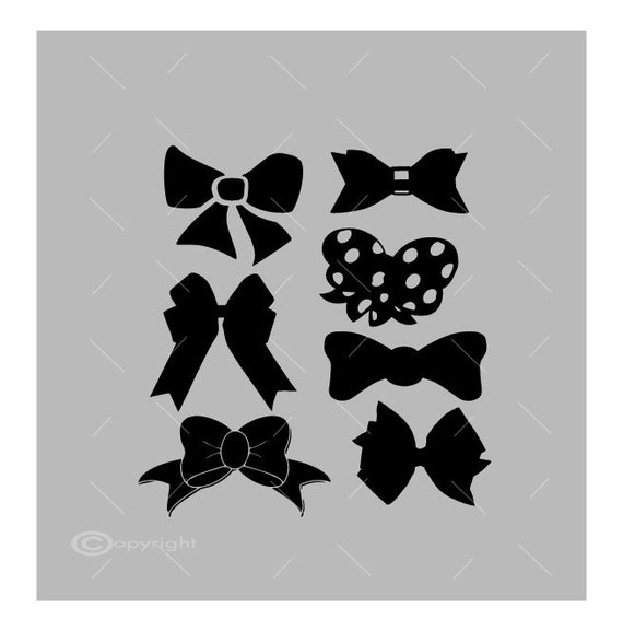 Hair Bow Vector Art