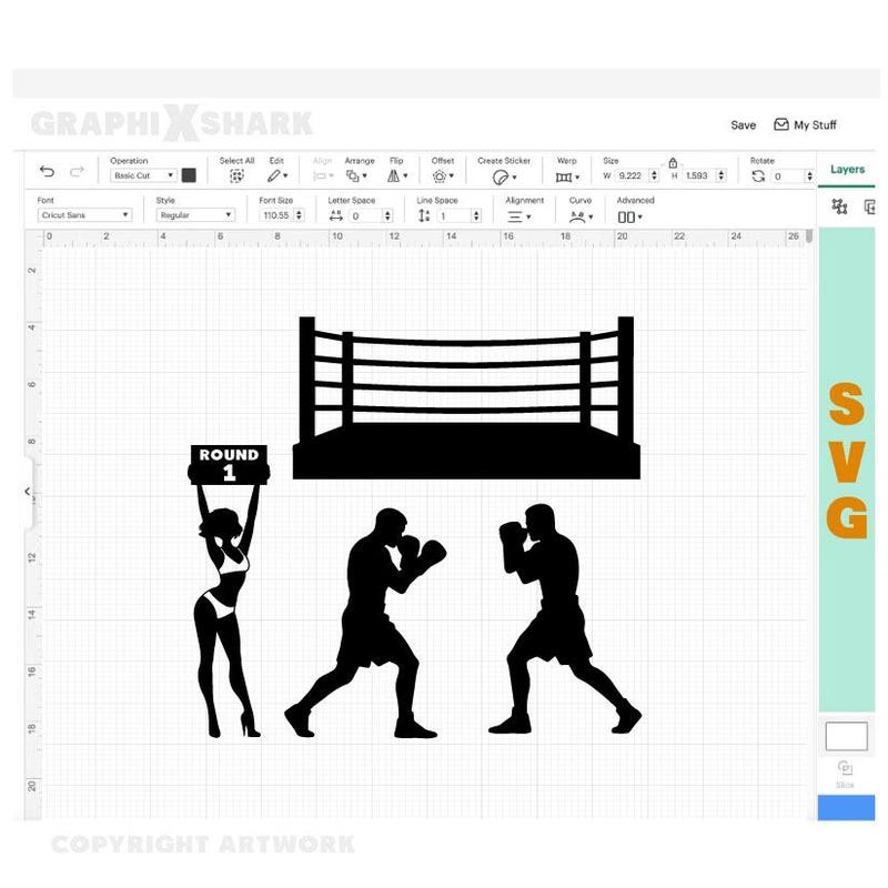 Girl Boxing Svg - Etsy