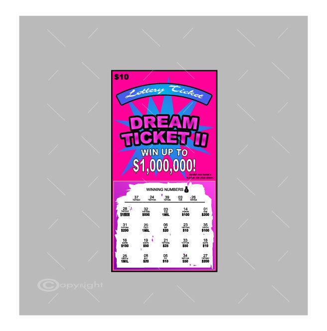 Lottery Ticket Svg - Etsy Australia