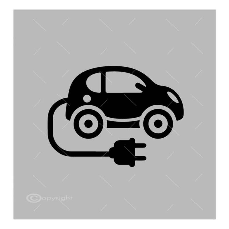 Electric Car Svg - Etsy