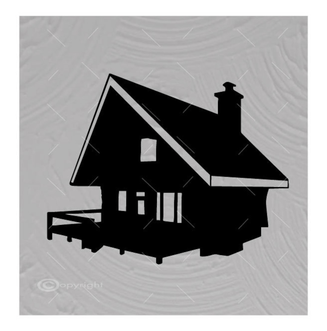 Cabin SVG: Country Shelter Shack Cut File Silhouette (digital Download ...