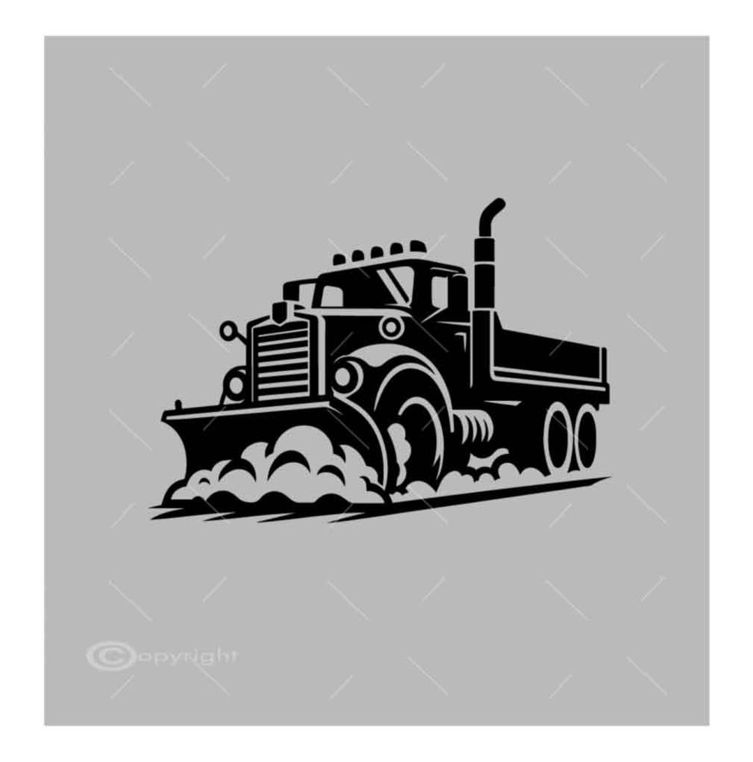 Snow Plow Truck SVG: Winter Plowing Vector (digital Files) - Etsy