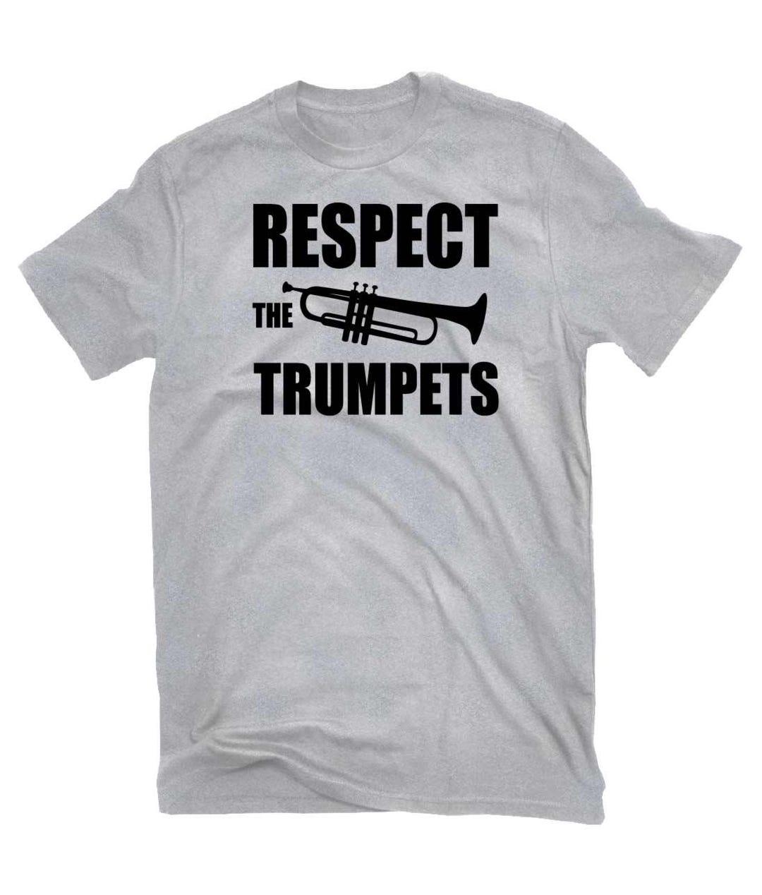 Funny Respect the Trumpets T-shirt for Trumpet Player Shirt Jazz ...