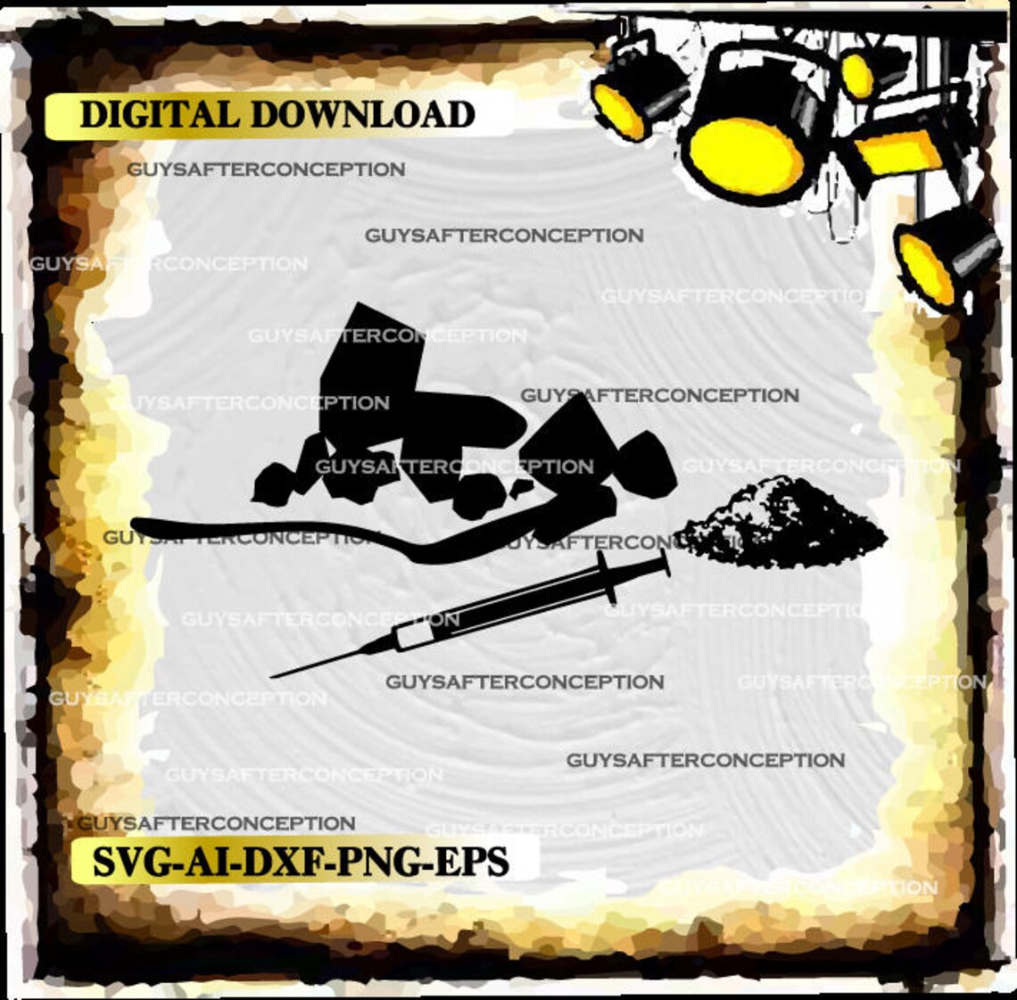 Meth Vector Images SVG Files Digital Cutting Files Ai Eps - Etsy