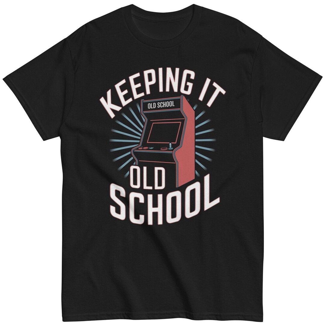 Retro Arcade Gamer T-shirt - 80s 90s Vintage Gaming Tee - Classic Video ...