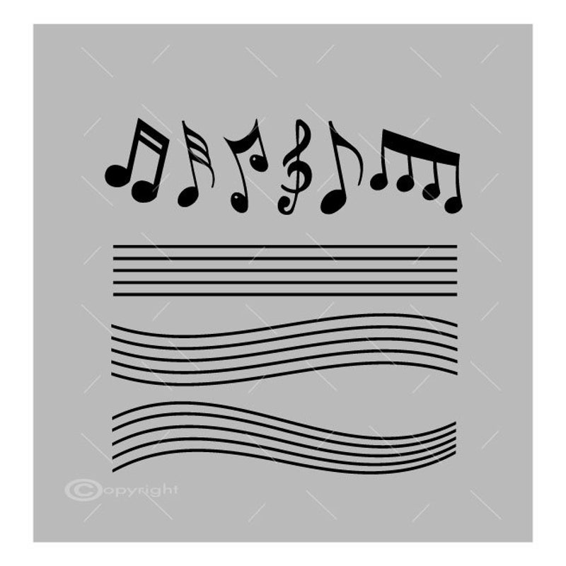 Musical Staff Svg - Etsy