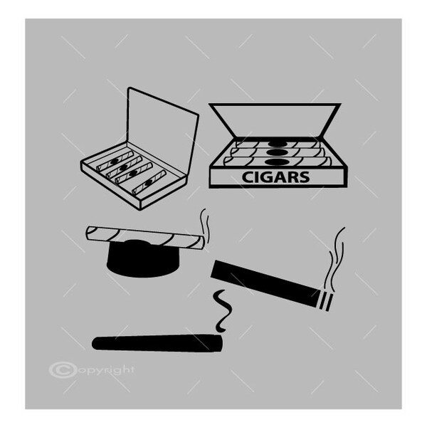 Cigar Tray Svg - Etsy