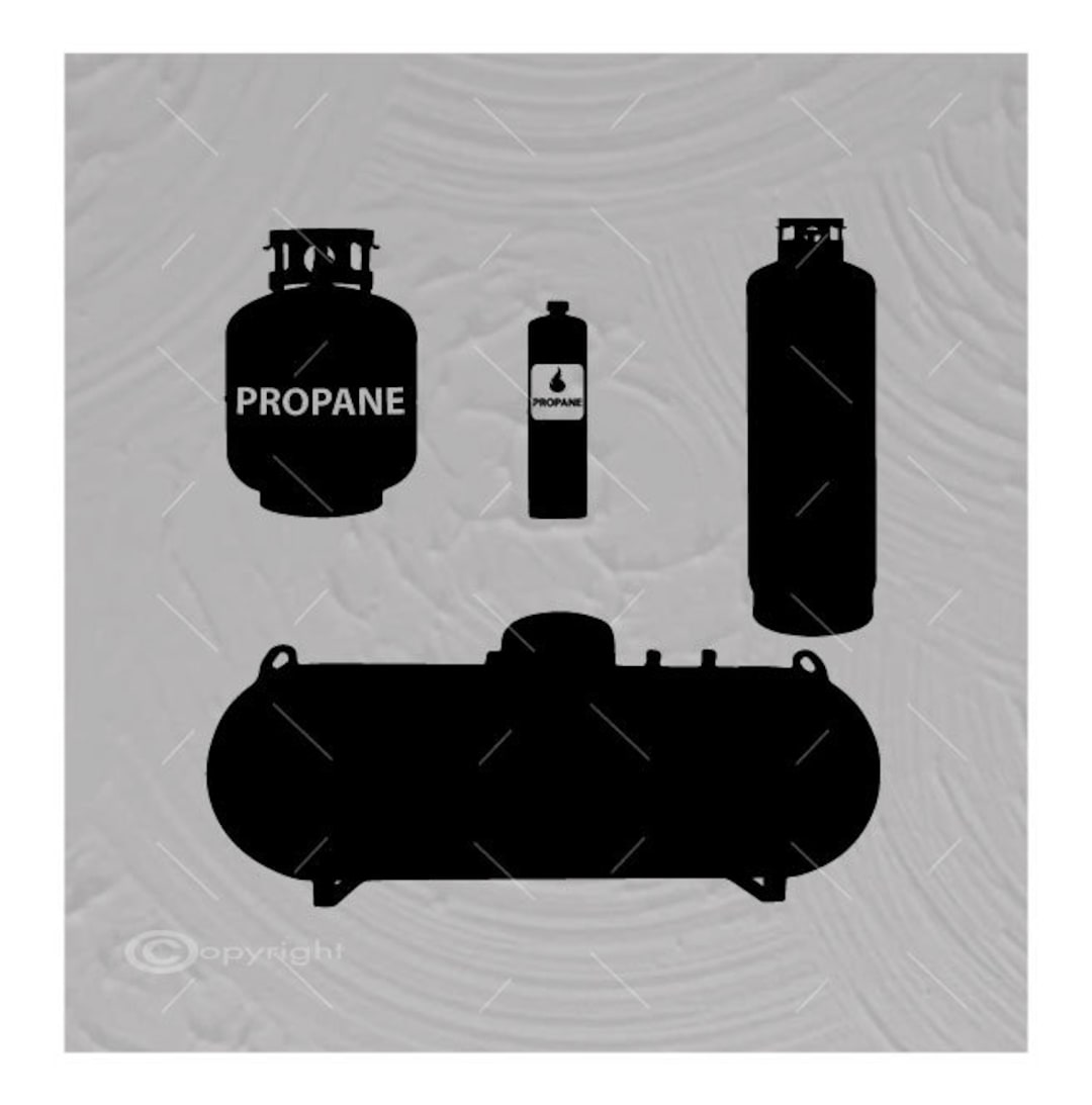 Propane Tanks Vector Image: Vinyl Decal & T-shirt Design (digital ...