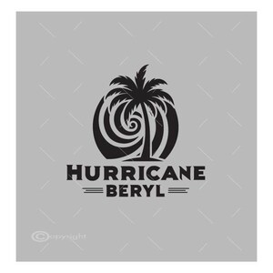 Hurricane Beryl SVG PNG Jpeg Hurricane SVG Vector Image A2 - Etsy