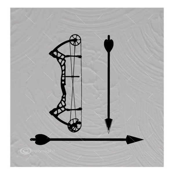 Compound Bow Svg - Etsy
