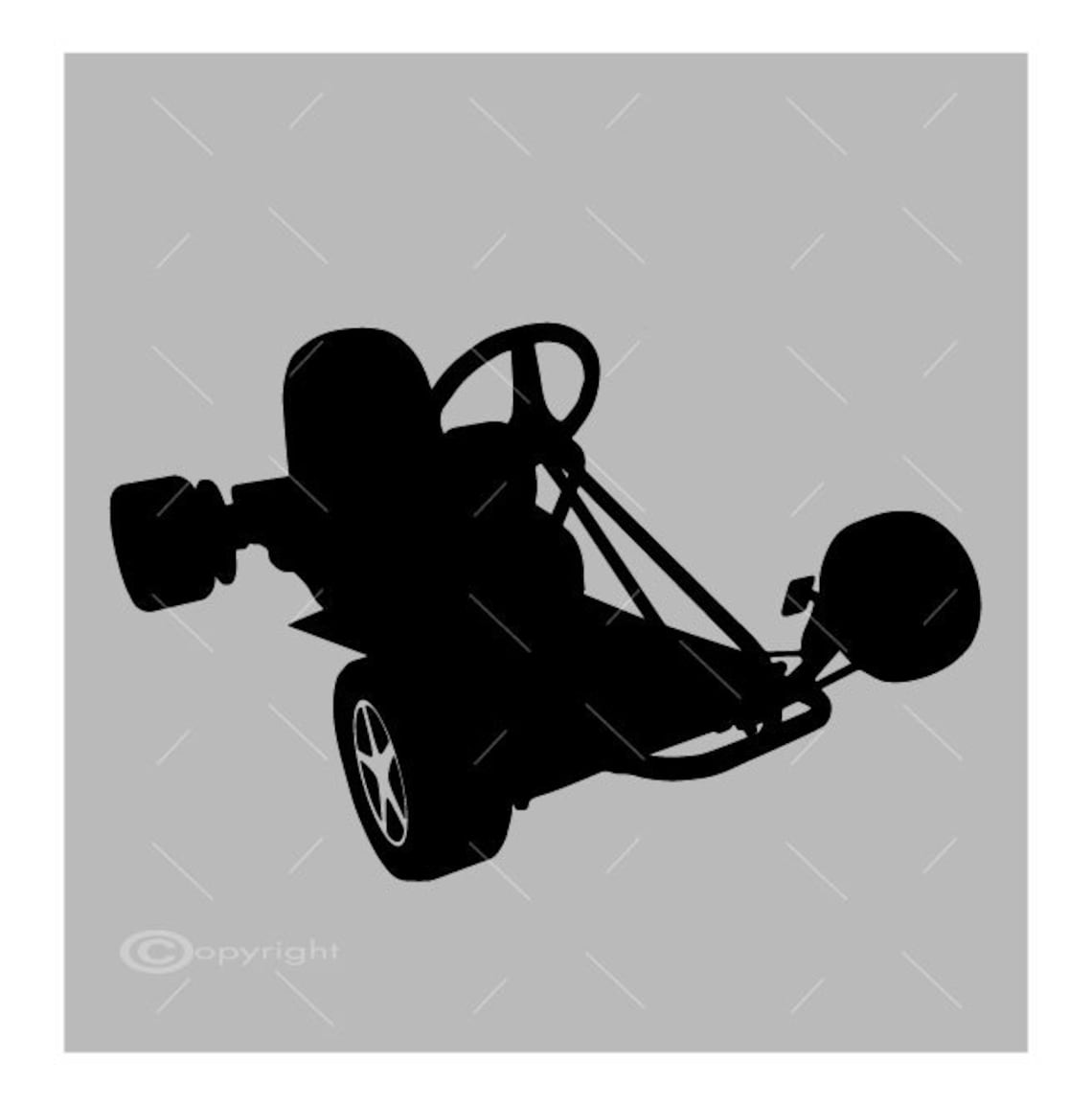 Go Kart Vector Images SVG Files Digital Cutting Files Ai Eps - Etsy