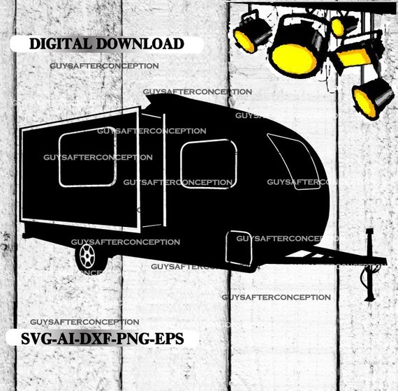 Travel Camper Vector Image SVG Files Digital Cutting Files Ai | Etsy