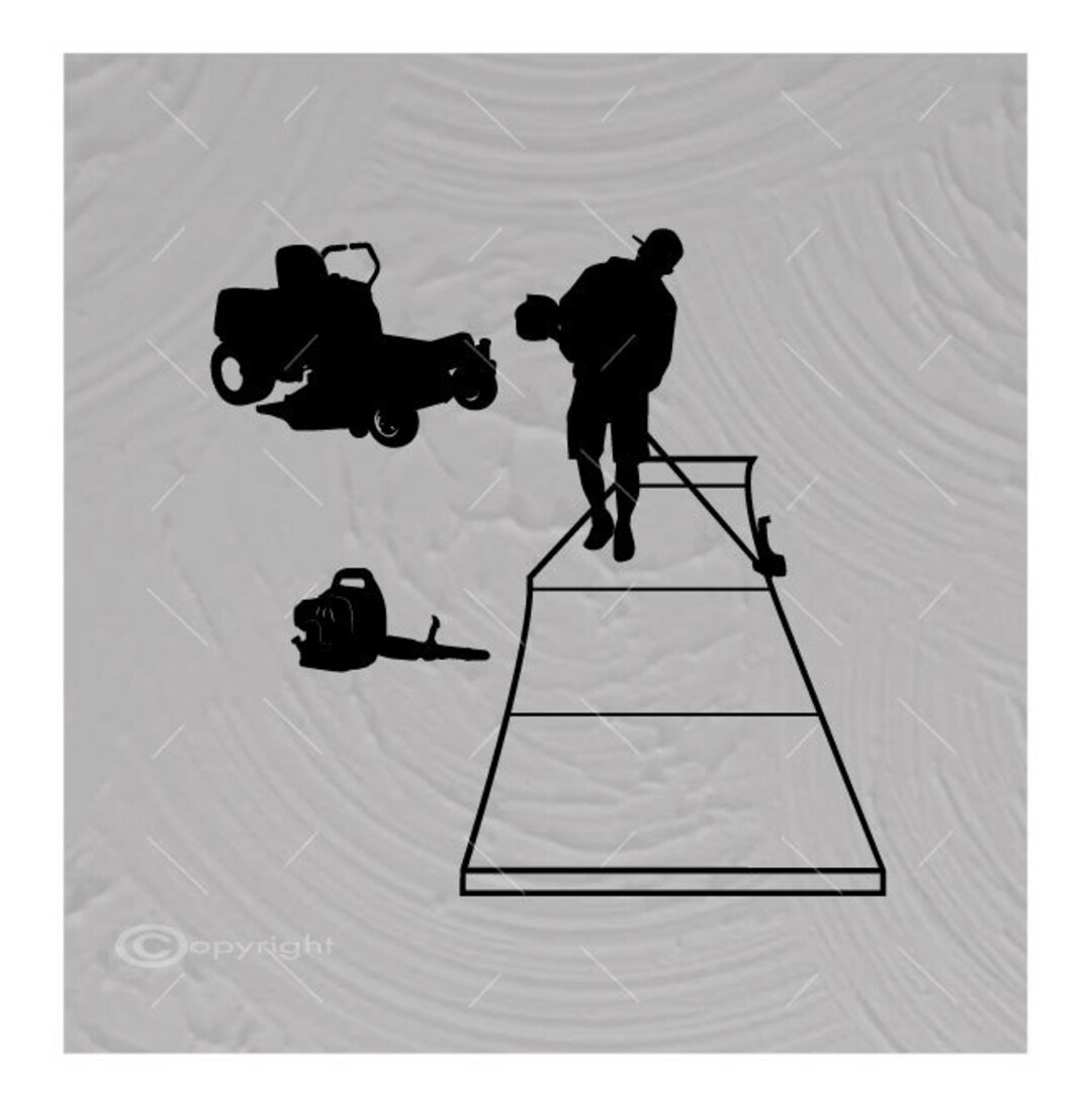 Landscaper Trimmer Vector Image SVG File Digital Cutting File Ai Eps ...