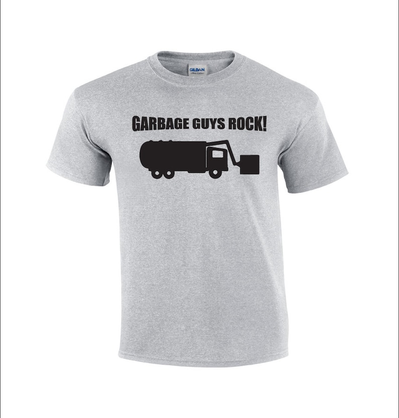 Garbage Guys Rock Garbage Man T-shirt Trashman T-shirt - Etsy