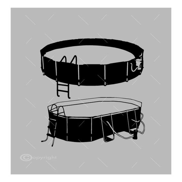 Swimming Pools Svg - Etsy