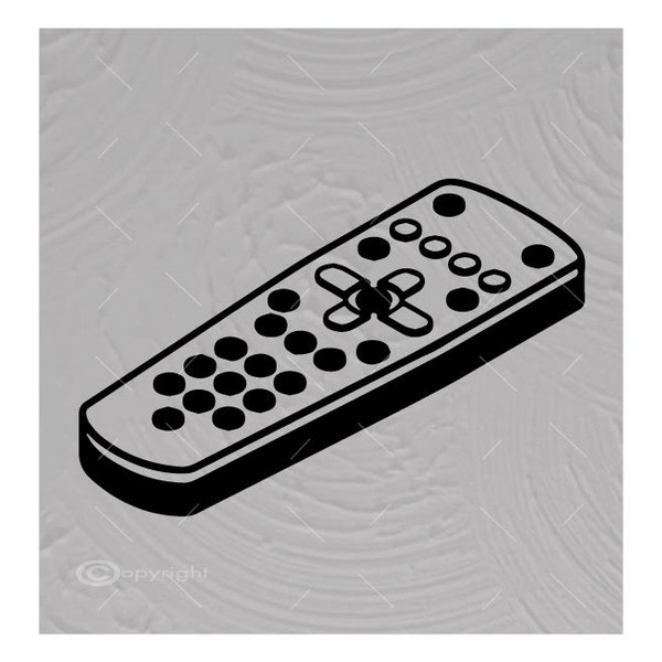 Tv Remote Svg - Etsy