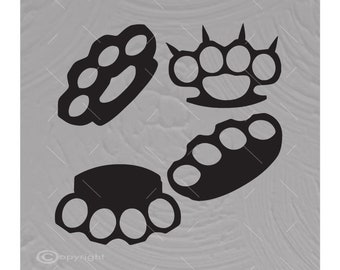 Brass Knuckle Svg - Etsy Hong Kong