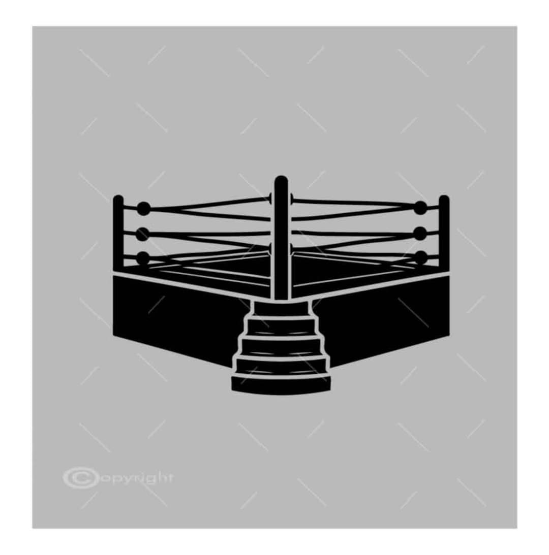 Pro Wrestling Ring SVG: Lucha Libre Cut File Vector Image (digital ...