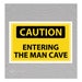 Caution Entering the Man Cave Sign Cut File SVG Files Digital - Etsy