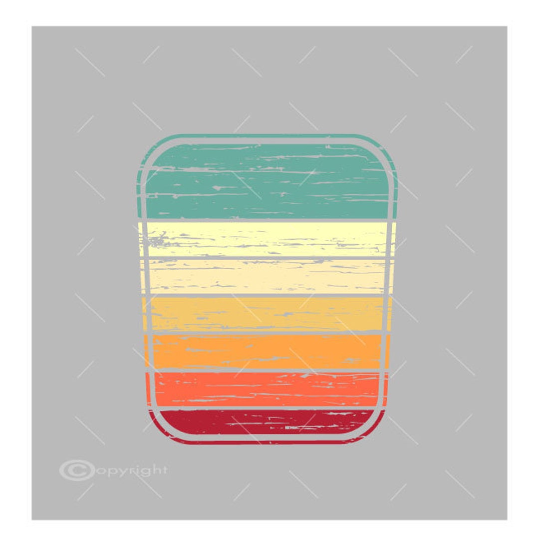 Distressed Rectangle SVG: Vintage Retro Background Clipart (digital ...
