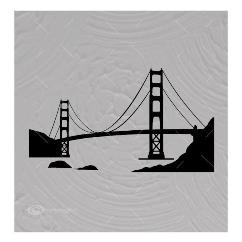 Golden Gate Svg - Etsy