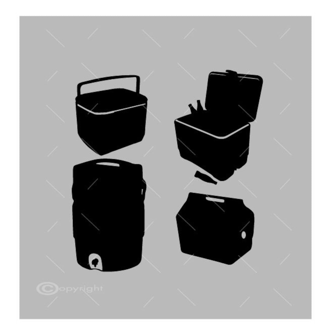 Cooler SVG Bundle: Ice Chest Cut Files Vector Image (digital Download ...