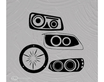 Svg Headlights - Etsy