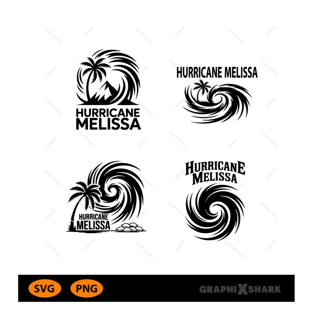 Hurricane Melissa SVG Bundle: Storm Vector Image Cut File (digital Download) - Etsy