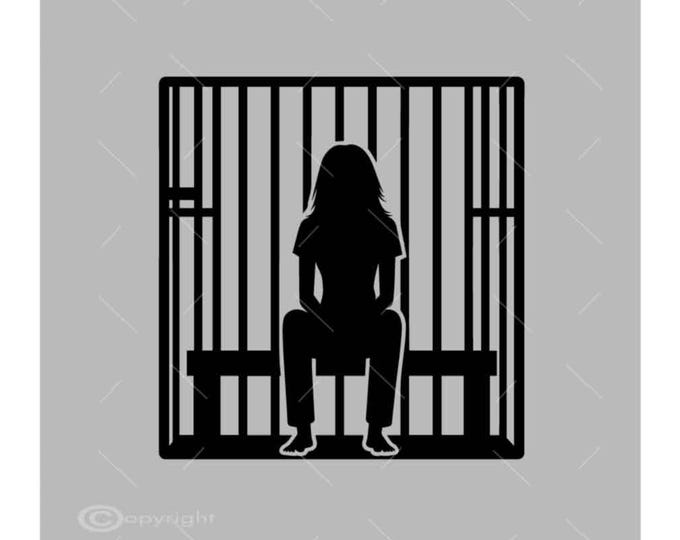 Jail Svg, Prison Svg, Lockup Svg, Slammer Svg, Jail Cell Svg ...