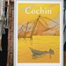 Visit India Cochin Kochi Kerala Print Retro Vintage International ...