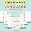 Italian Language Learning Notebook Study Journal, Printable Pdf/ipad ...