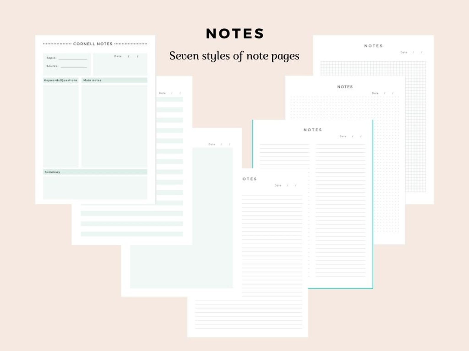 Italian Language Learning Notebook Study Journal Printable - Etsy