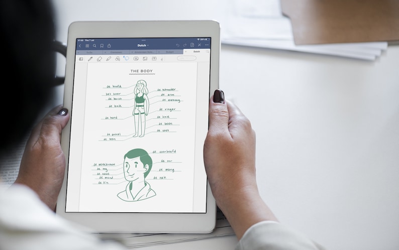 EXTENSION PACK Language Learning Study Notebook Ipad Notes - Etsy