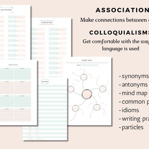Korean Hangul Language Learning Notebook Study Journal Manuscript ...